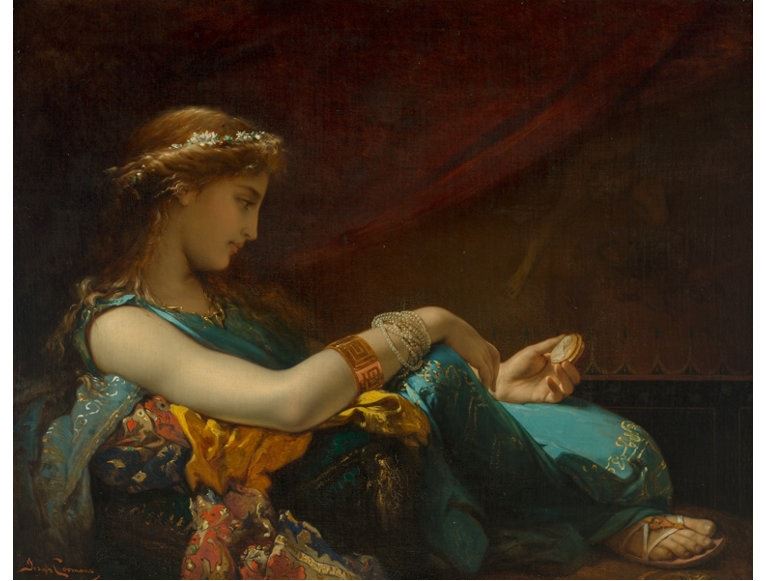 Pierre Olivier Joseph Coomans | A young beauty (1881) | MutualArt