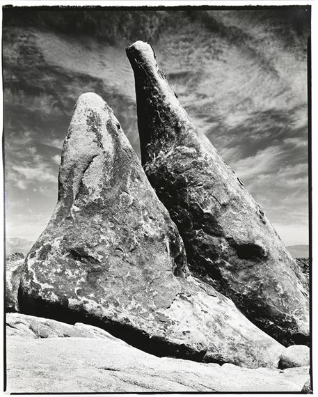 Ansel Adams | Rocks Alabama Hills (Circa 1950) | MutualArt