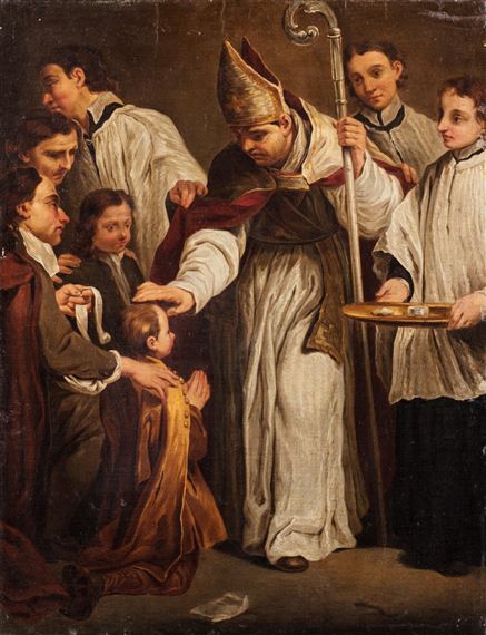 Giuseppe Maria Crespi | The Sacraments: The Confirmation | MutualArt