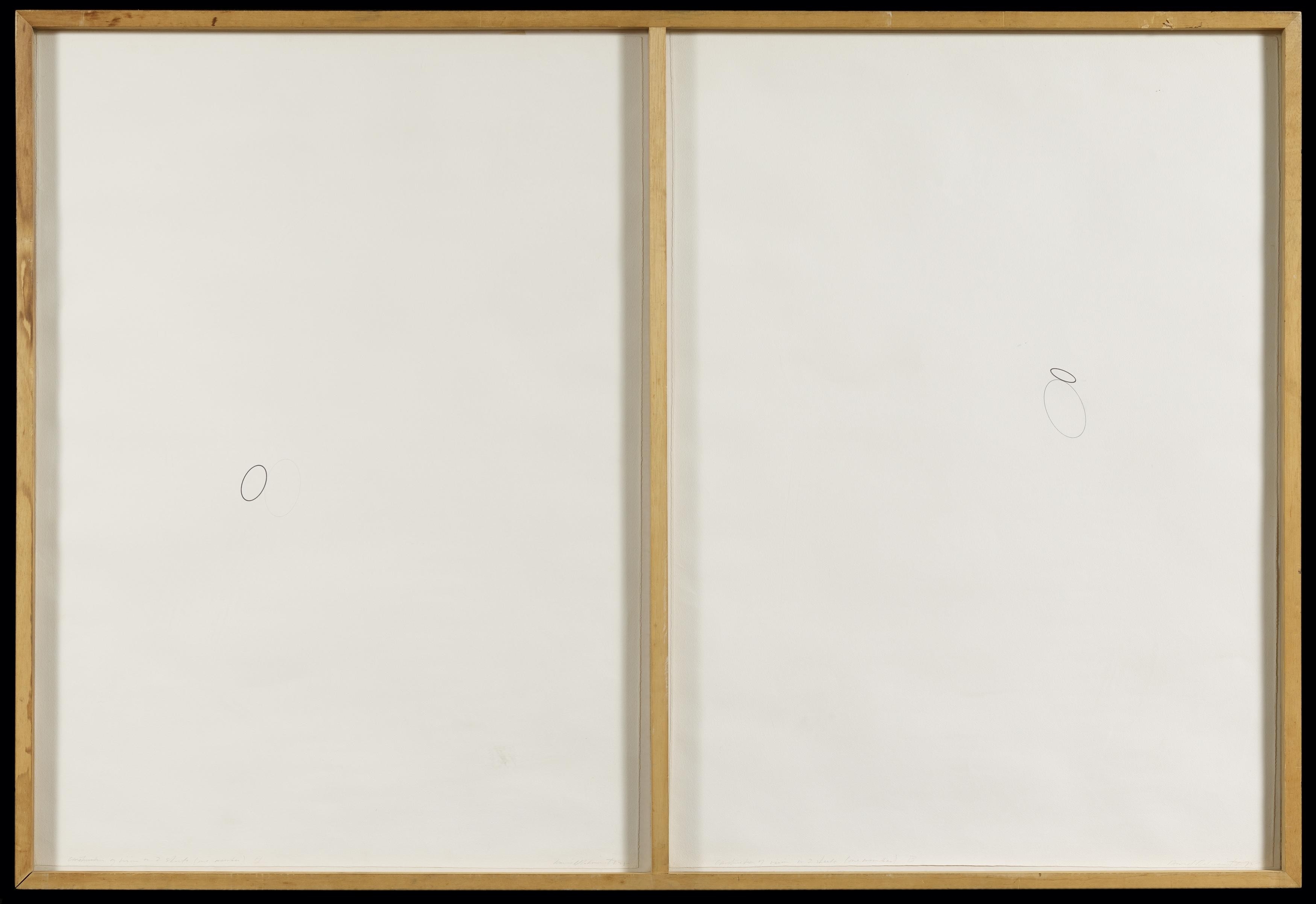David Rabinowitch | Construction of Vision on 2 Sheets (1975) | MutualArt