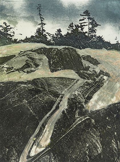 Edward John Bartram | Black Rock, Precambrian Shield Series | MutualArt