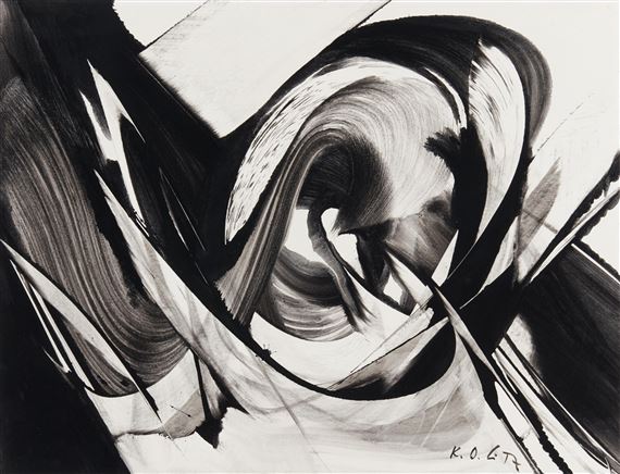 Karl Otto Götz | 6 Variationen mit einem Schema VI (1973) | MutualArt