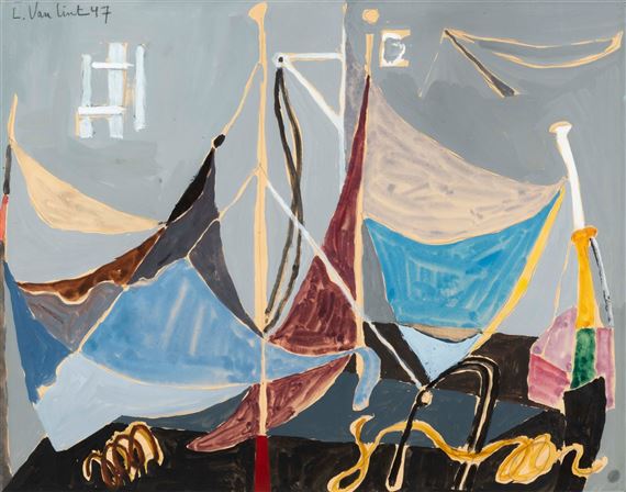 Louis Van Lint | Voiliers (1947) | MutualArt