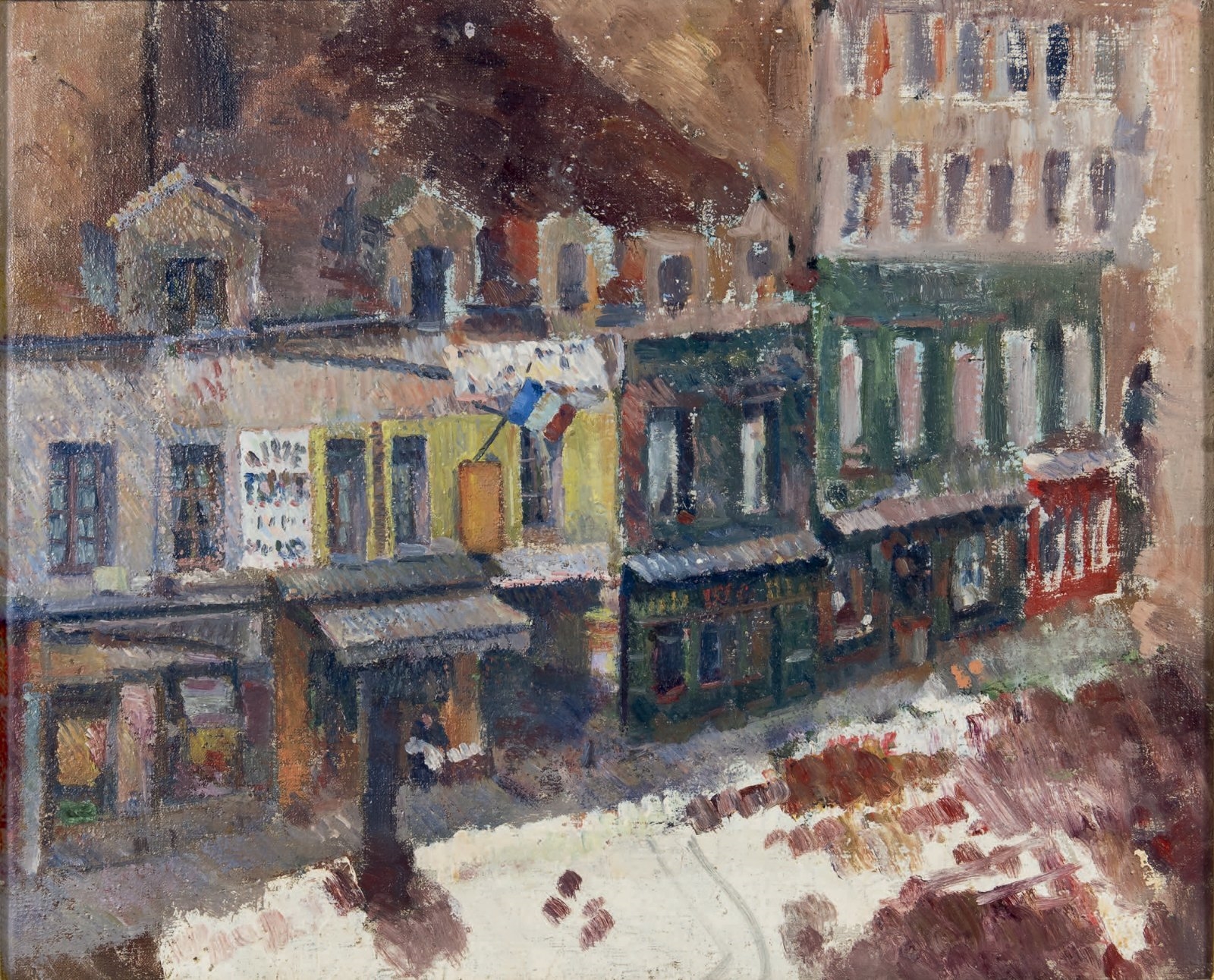 Louis Hayet | La rue (1885) | MutualArt