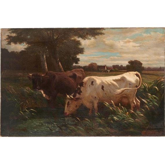 Rosa Bonheur | Two Cows | MutualArt