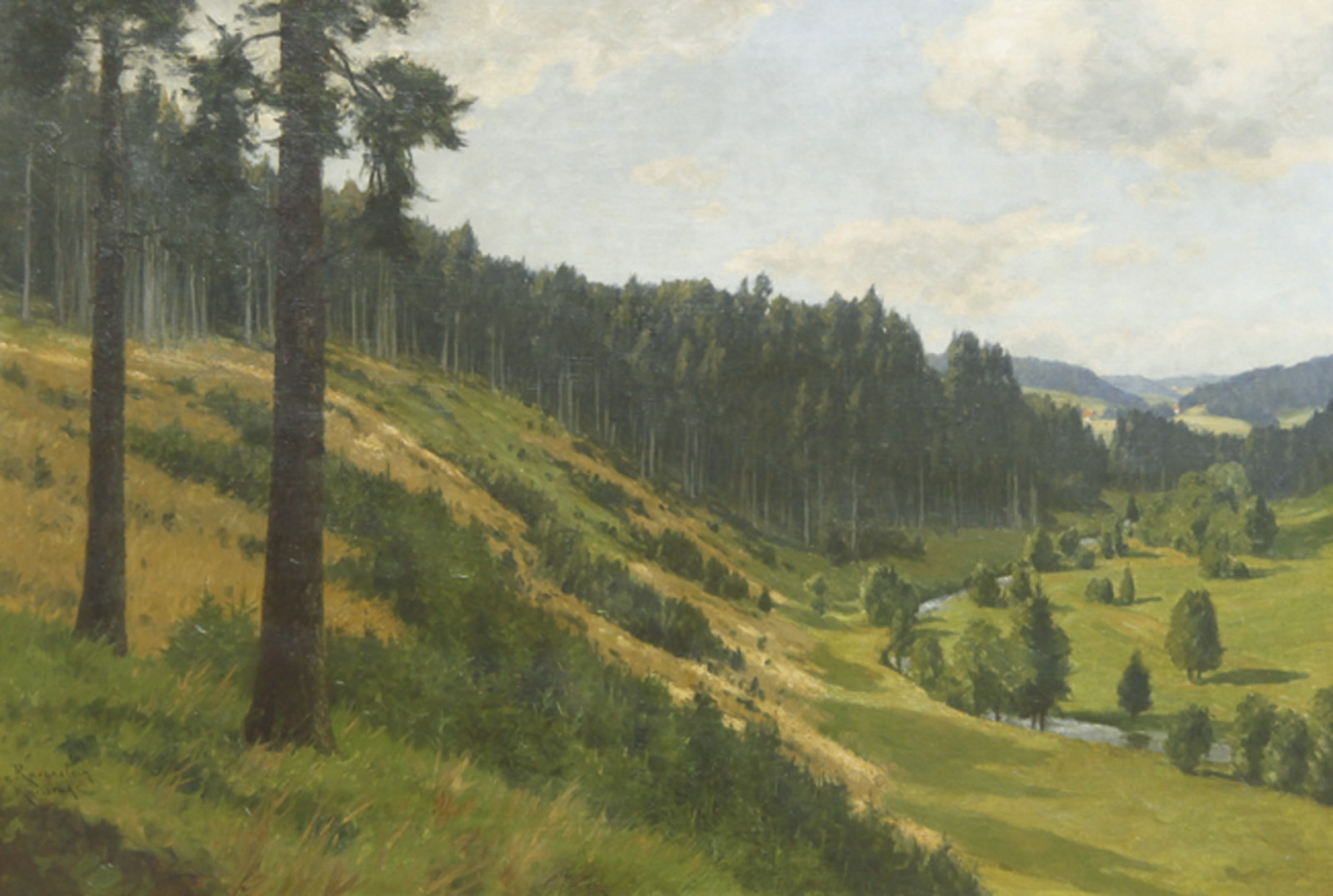 Paul von Ravenstein | Schwarzwaldtal (1916) | MutualArt