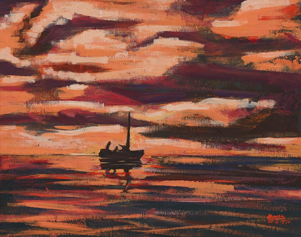 Peter Clarke | Atlantic Sunset (1972) | MutualArt