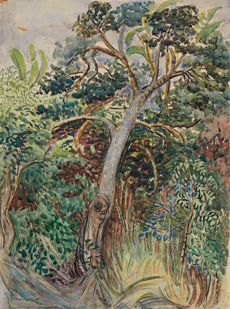 Edith King | Indigenous Tree Near Sea | MutualArt