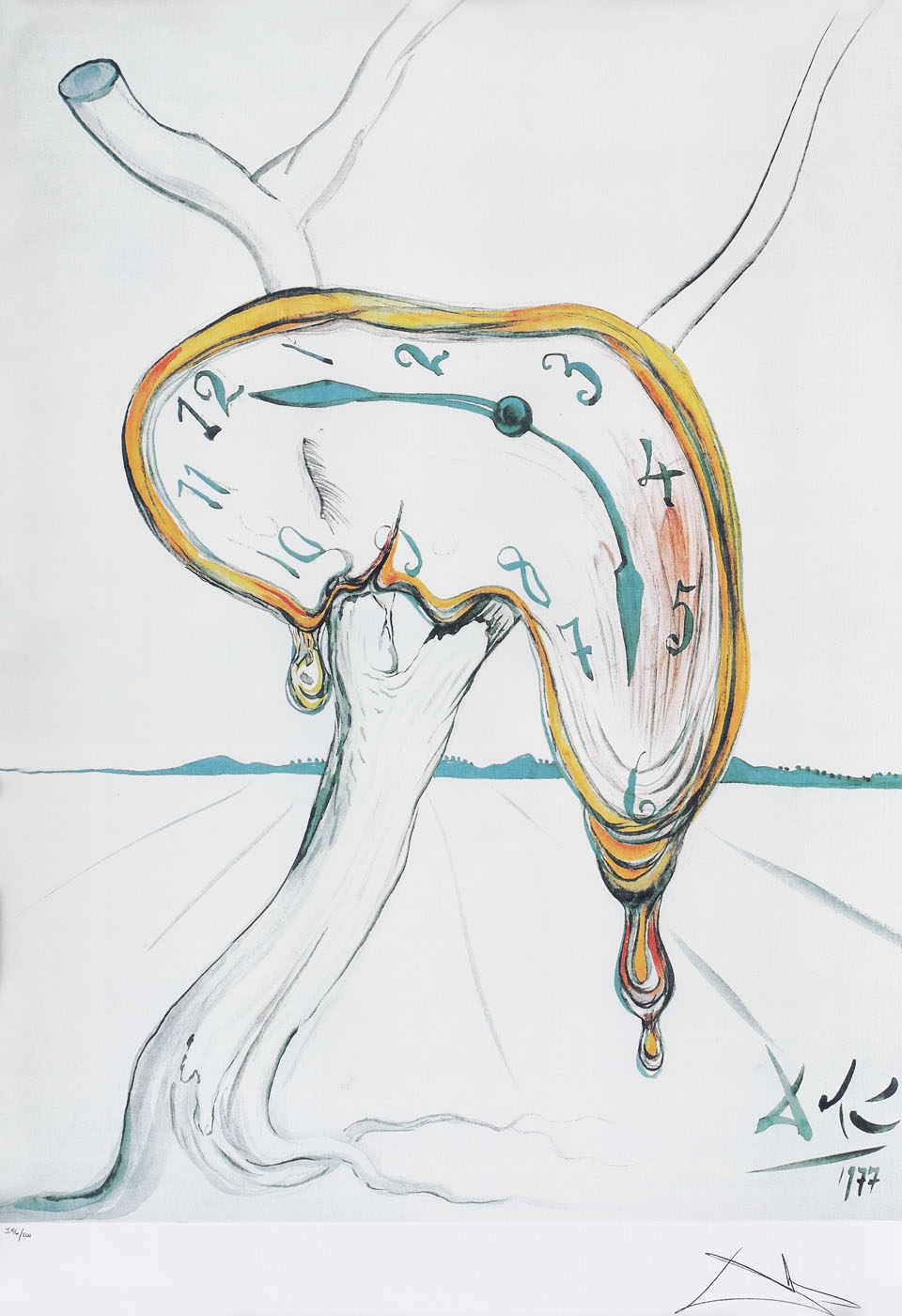 Melting Clock Painting Picasso