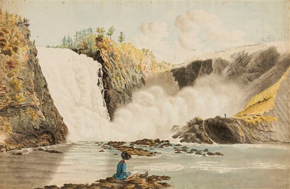 James William Peachey | The Montmorency Falls (1785) | MutualArt