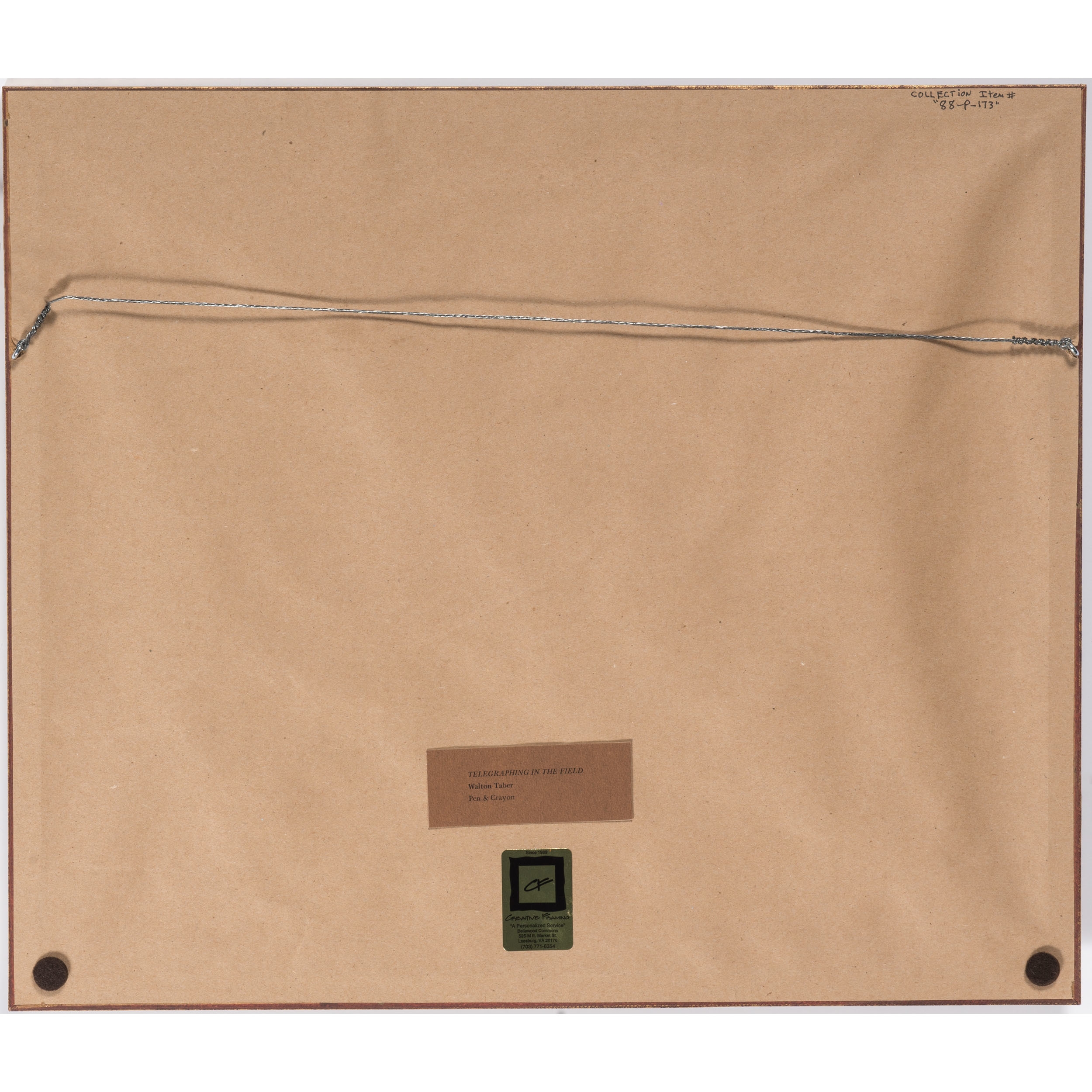 Isaac Walton Taber | Telegraphing in the Field | MutualArt