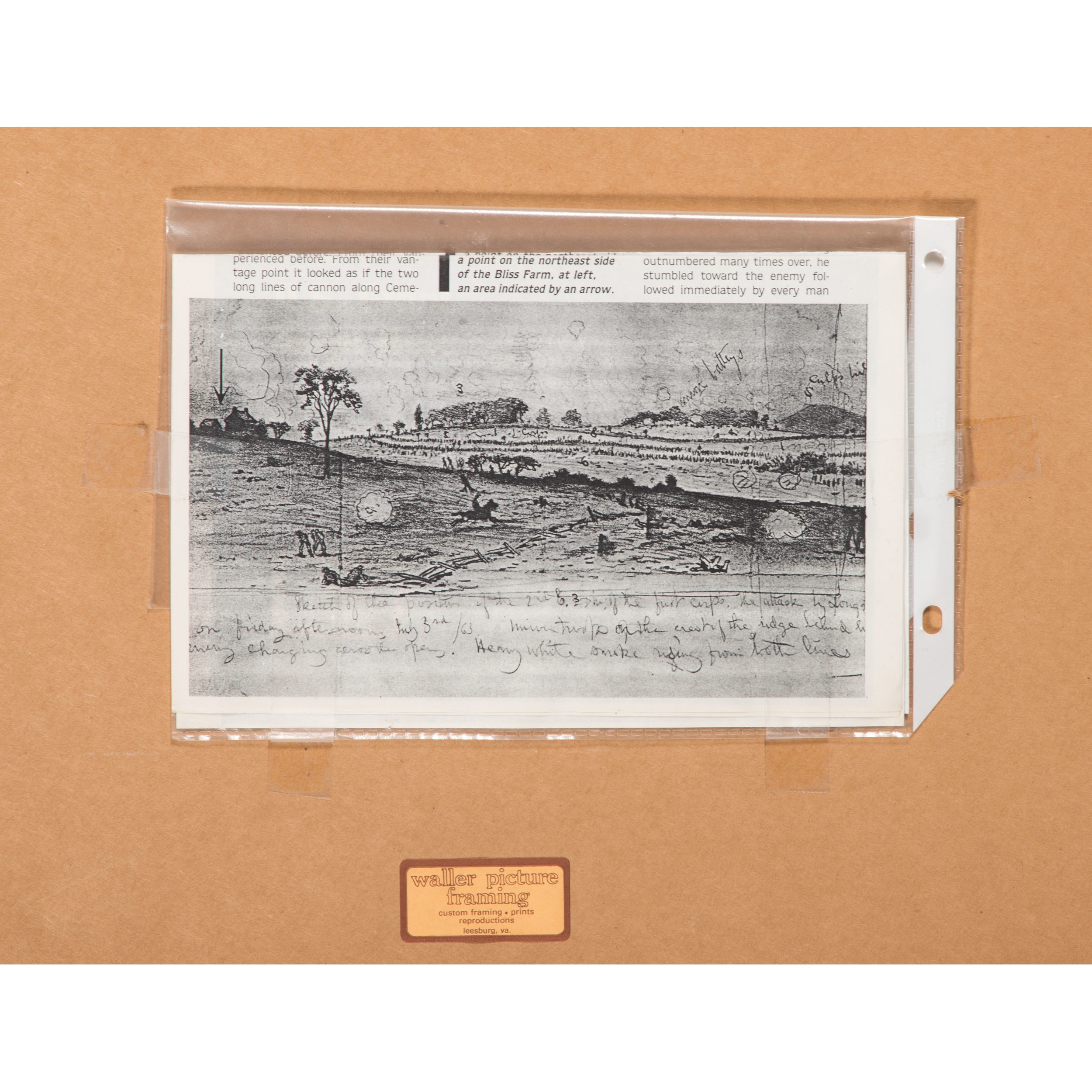 Edwin Forbes | Pickett's Charge at the Battle of Gettysburg (1863 ...