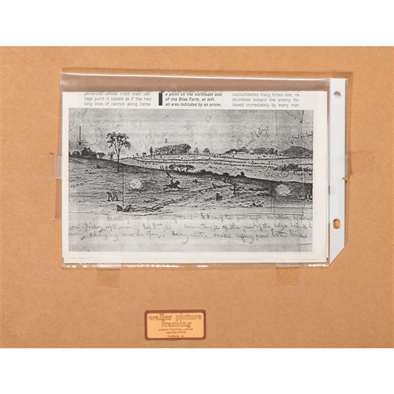 Edwin Forbes | Pickett's Charge at the Battle of Gettysburg (1863 ...