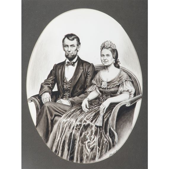 Lloyd Ostendorf | Abraham and Mary Todd Lincoln | MutualArt