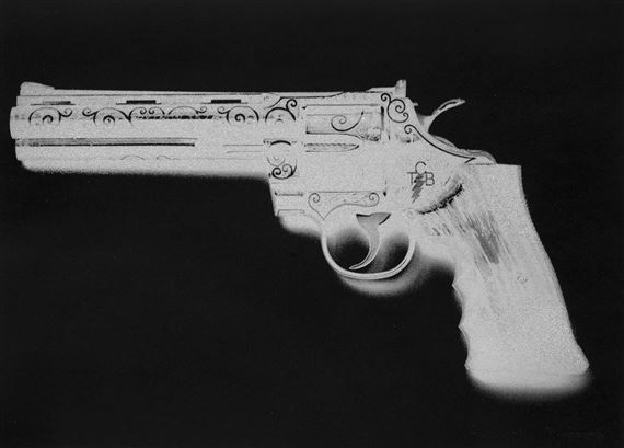 Russell Young | Elvis TCB Gun (2008) | MutualArt