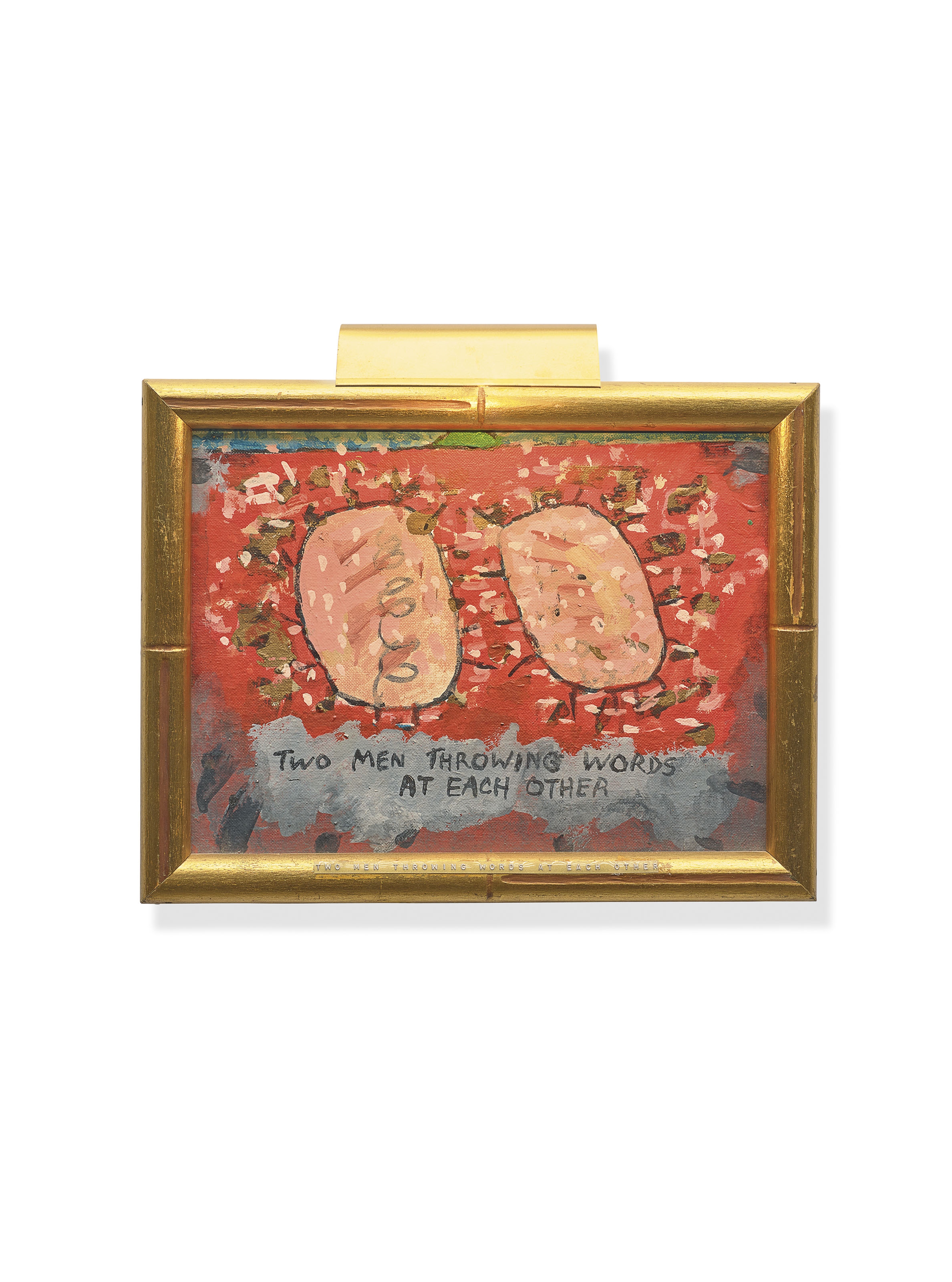 Paul Thek | Two men throwing words at each other | MutualArt