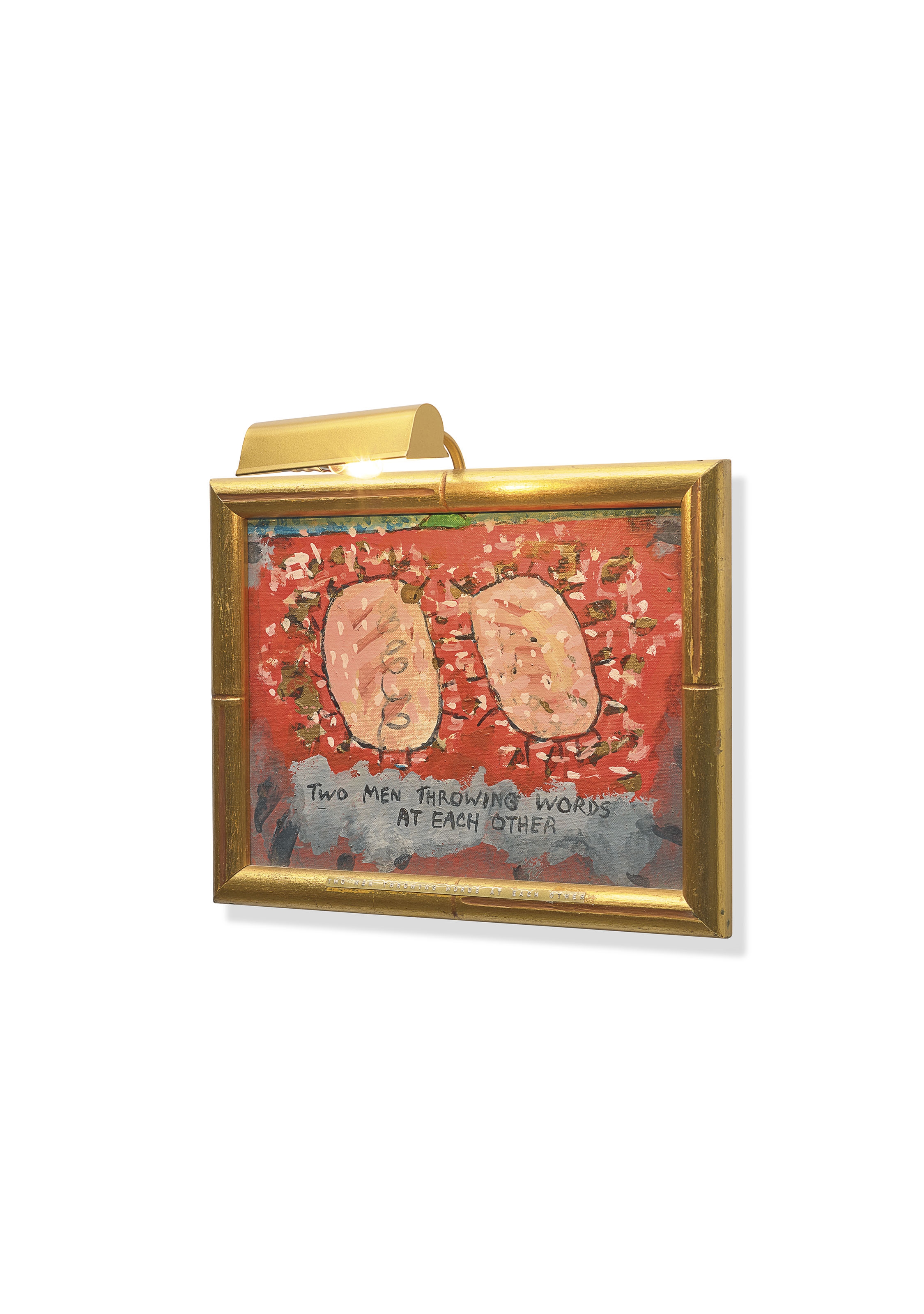 Paul Thek | Two men throwing words at each other | MutualArt