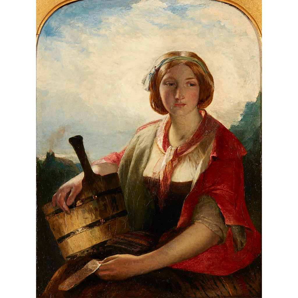 James Eckford Lauder | PORTRAIT OF JEANIE DEANS (1855 - 1856) | MutualArt