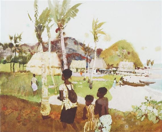 Frank McNamara | Island Village | MutualArt
