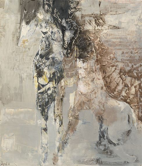 Edgar Jené | Pferde (1961) | MutualArt