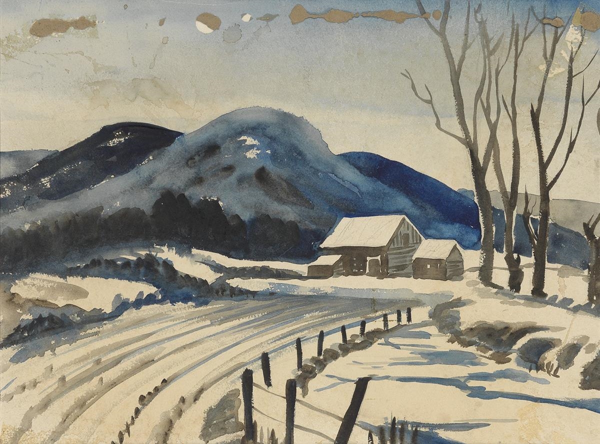 Victor Higgins | Winter Landscape | MutualArt