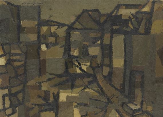 Michelle Stuart | Village Scene | MutualArt