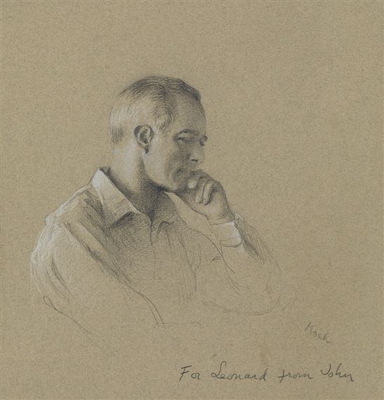 John Koch | Pensive Figure (Leonard). | MutualArt