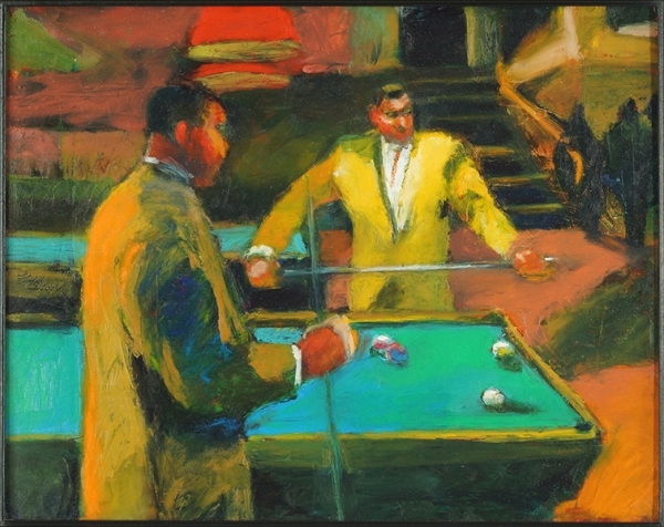 Lois Silver | The Pool Players | MutualArt