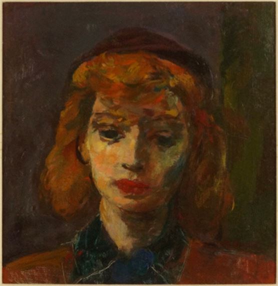 Francis Chapin | Portrait of the Artist's Daughter Nan (Circa 1946 ...