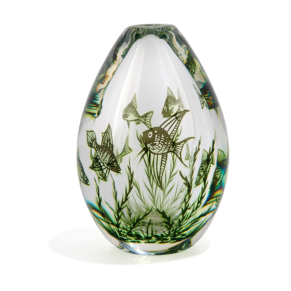 Edward Hald | Graal Fish vase | MutualArt