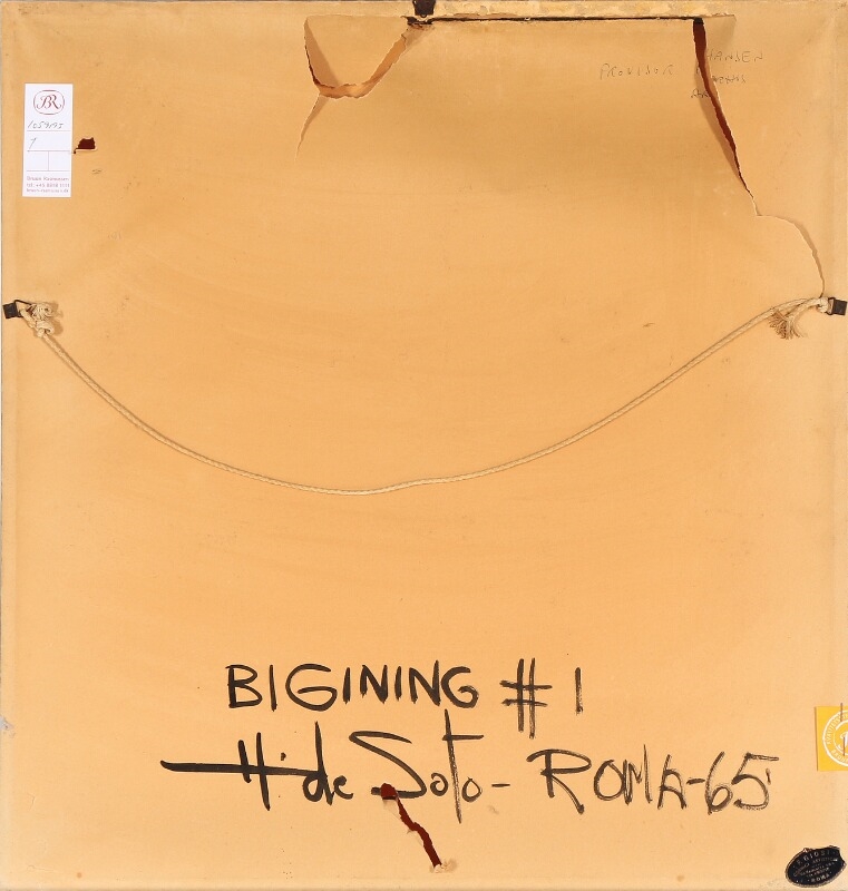 Hugo de Soto | “Beginning #1”, Roma 1965 | MutualArt