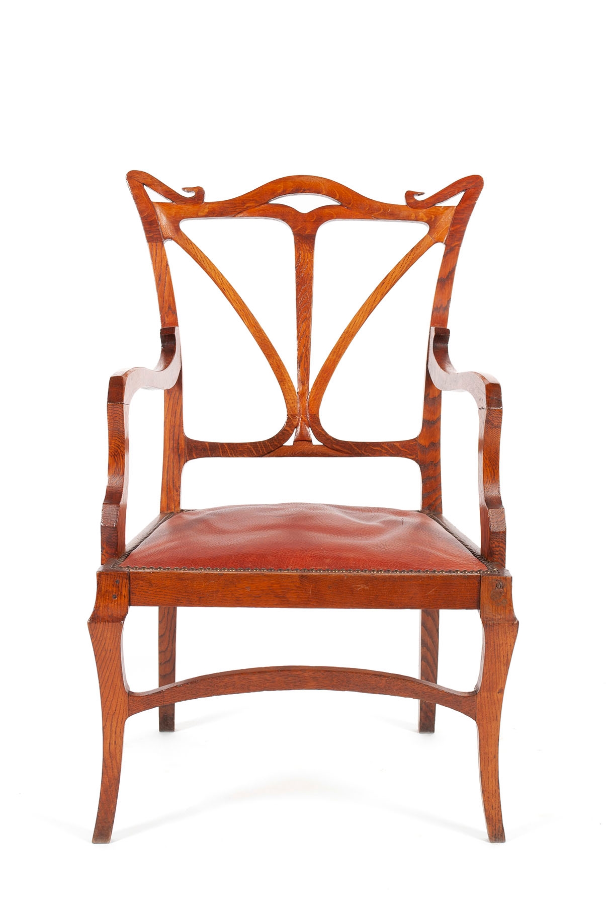 Victor Horta | PAIR OF ART NOUVEAU SIDE CHAIRS (1895) | MutualArt