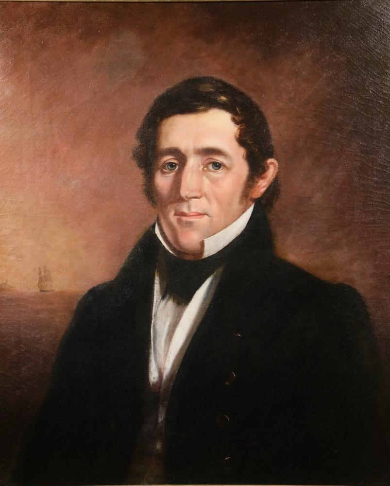 William Swain | Portrait of Captain Samuel Bunker of Siasconset ...