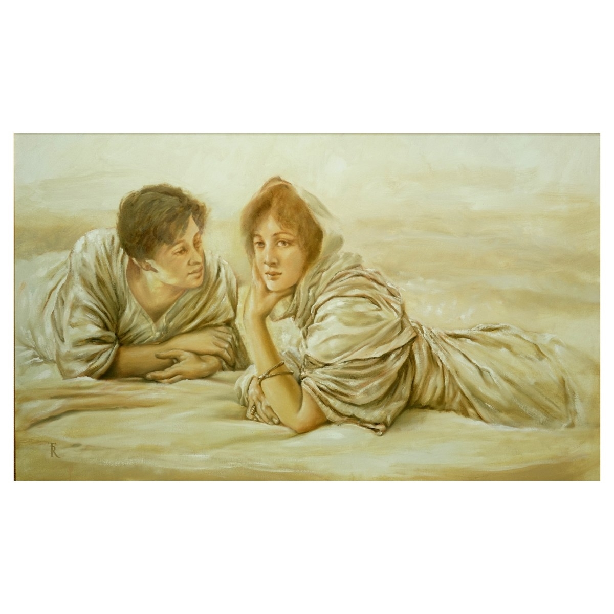 Tomasz Rut | Male and Female Laying Down | MutualArt