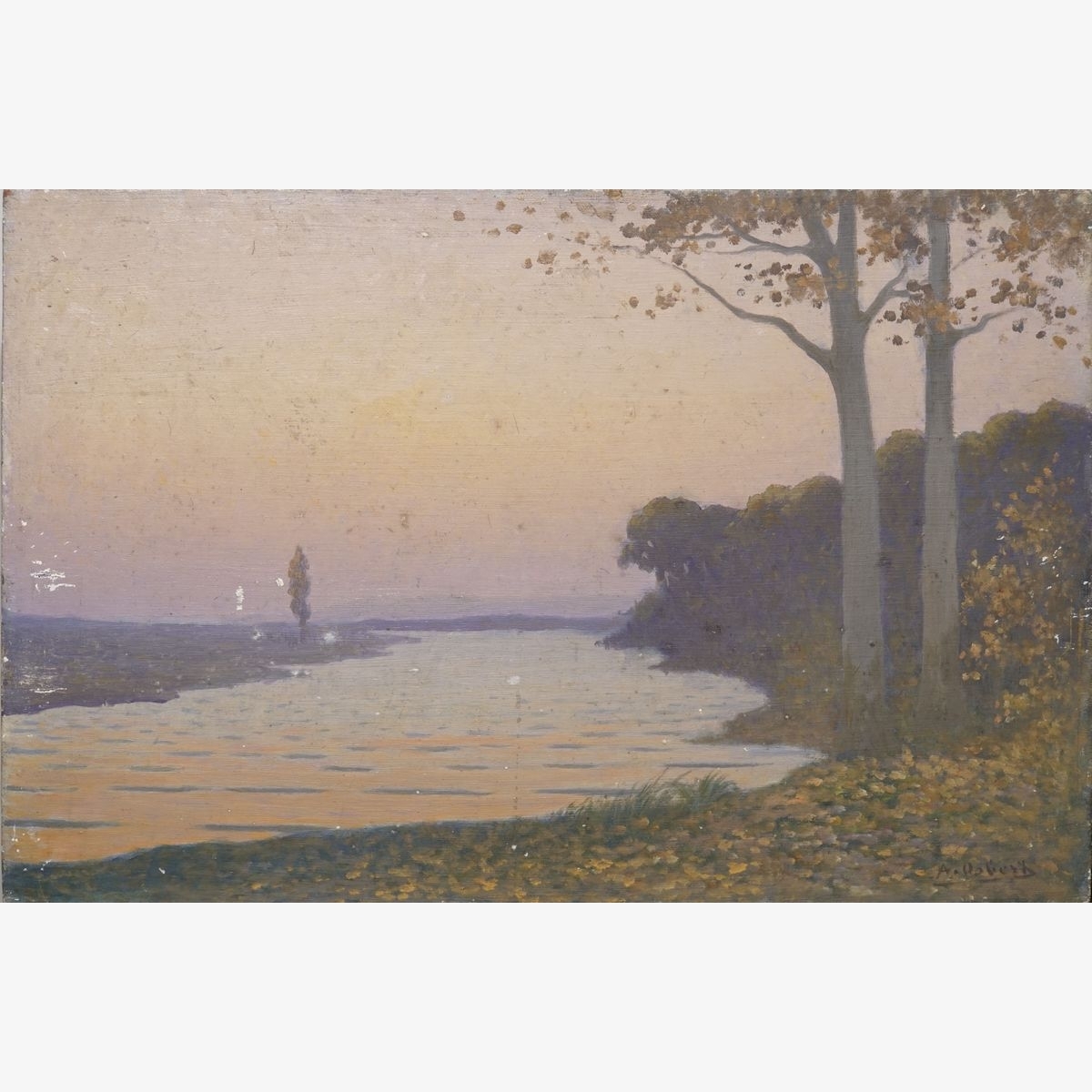 Alphonse Osbert | IN THE EVENING'S TRANQUILITY (1897) | MutualArt