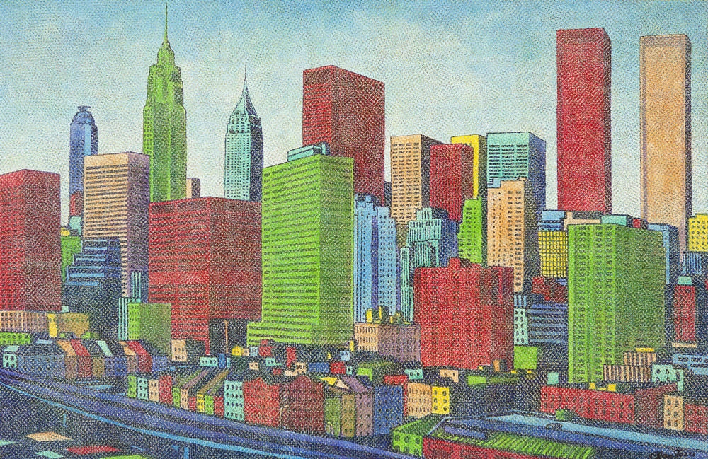 Cláudio Tozzi | Trama Reticular Urbana (1983) | MutualArt