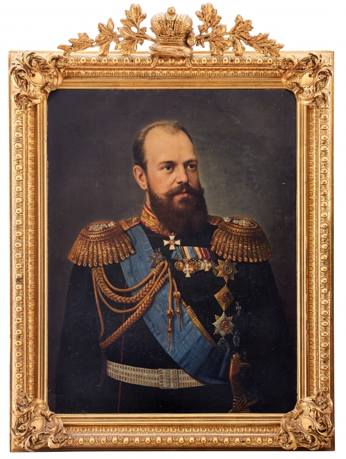 Nikolai Gustavovich Schilder | Portrait of Alexander III of Russia ...