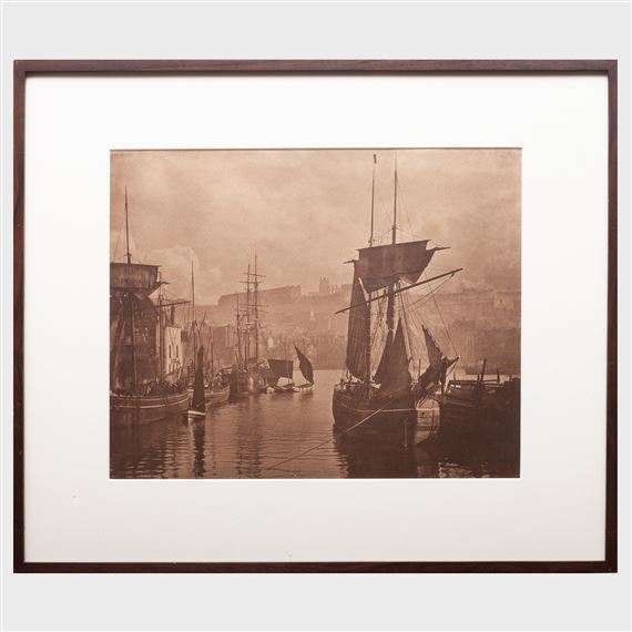Frank Sutcliffe | Whitby Harbor (Circa 1880) | MutualArt
