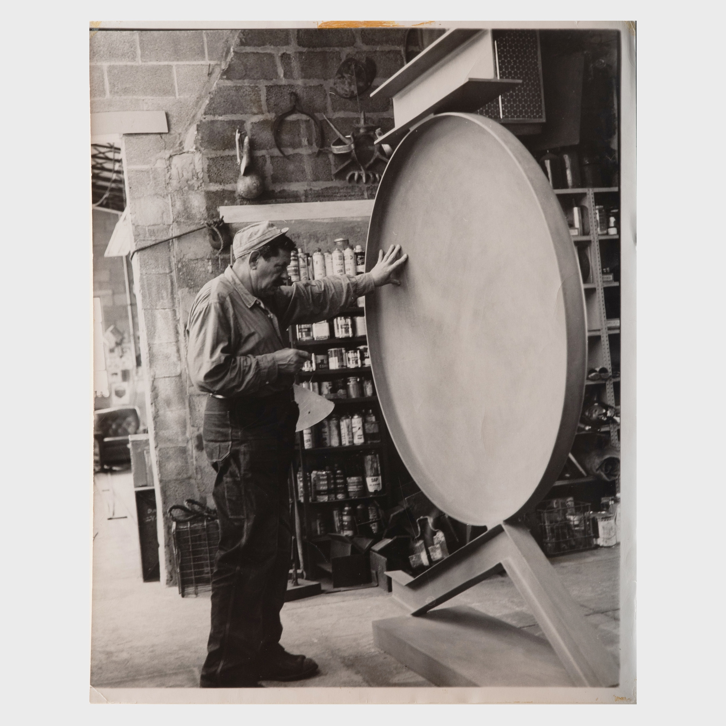 Dan Budnik | David Smith at Terminal Iron Works (Circa 1963) | MutualArt