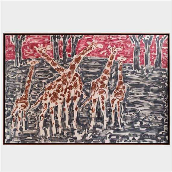 Stephen Pace | Giraffes (1979) | MutualArt