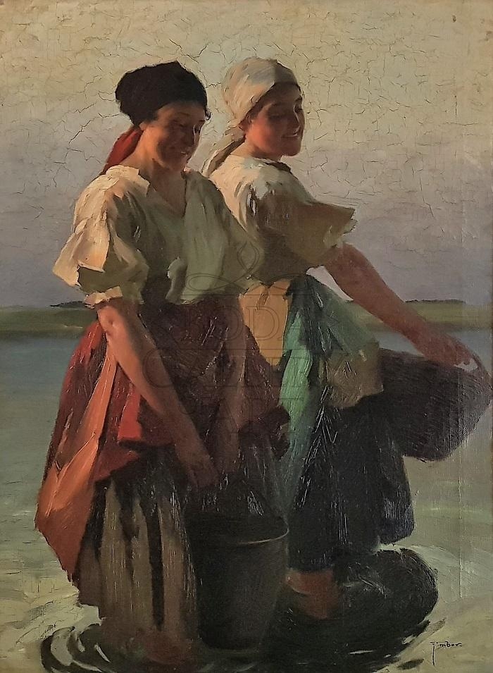Lajos Jambor | WOMEN ON THE WATERFRONT | MutualArt