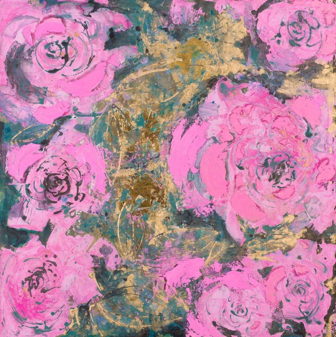 Andrea Scanu Pireddu | Rosas rosa | MutualArt