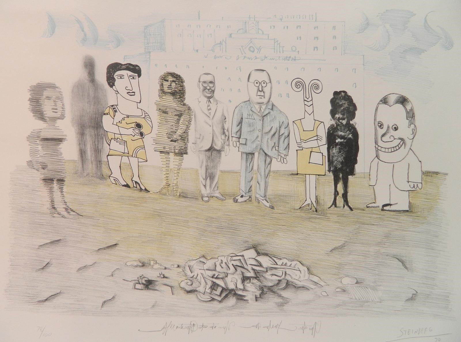 Saul Steinberg | Sam's Art from the New York International portfolio ...