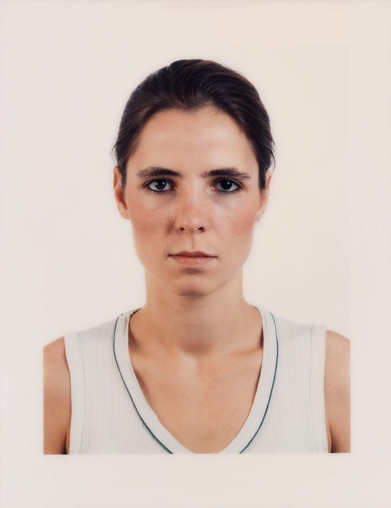 Thomas Ruff | Portrait (Anna Giese) (1990) | MutualArt