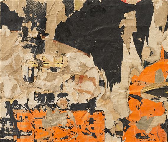 Mimmo Rotella | Untitled (Circa 1956) | MutualArt