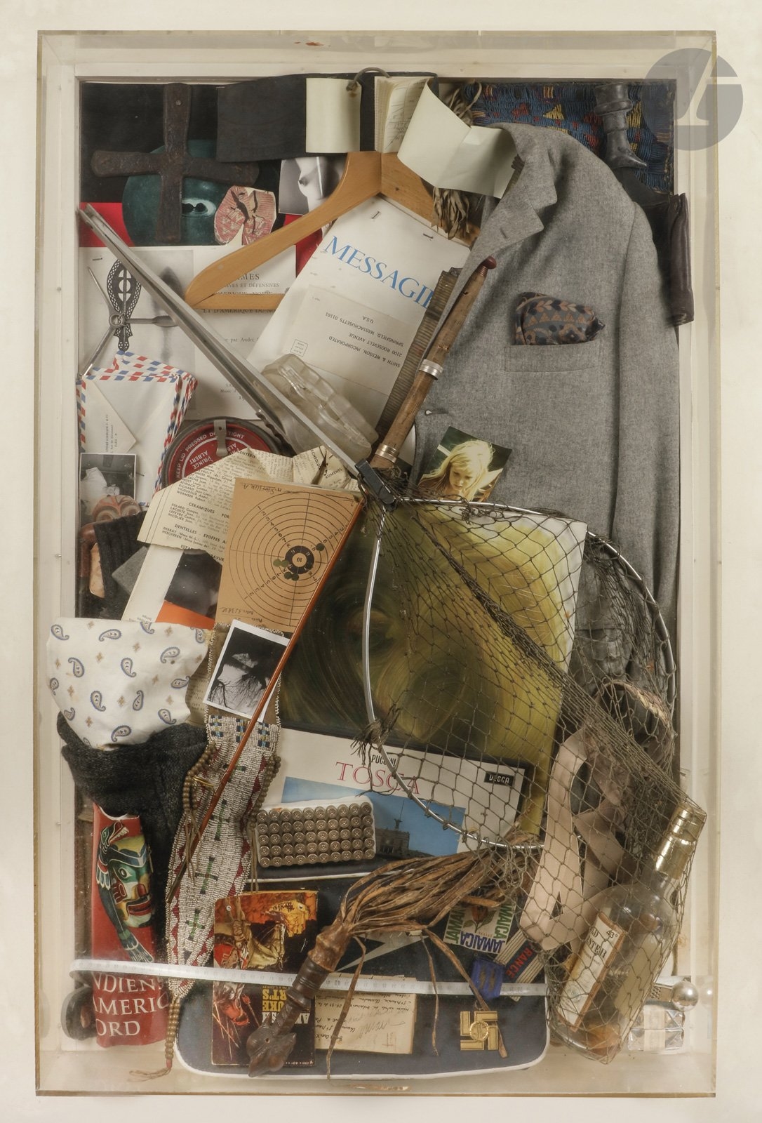 Fernandez Arman | Portrait robot d’André Schoeller (1968) | MutualArt