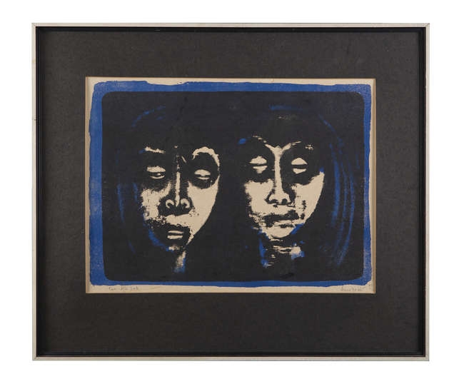 Anne Yeats | The Washer Woman-Etching | MutualArt