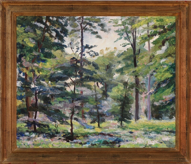 Victor Brockdorff | Skovparti (1971) | MutualArt