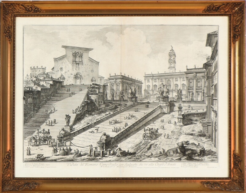 Giovanni Battista Piranesi | “Veduta del Romano Campidoglio” and ...