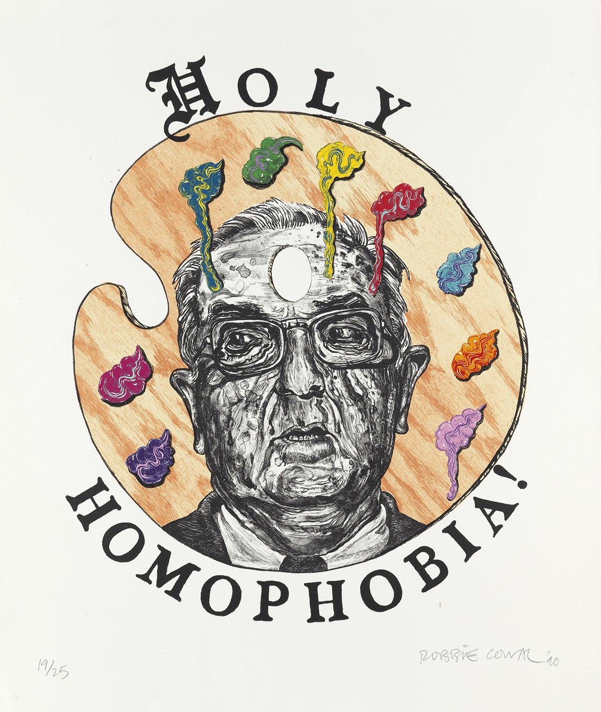 Robbie Conal | Holy Homophobia (1990) | MutualArt